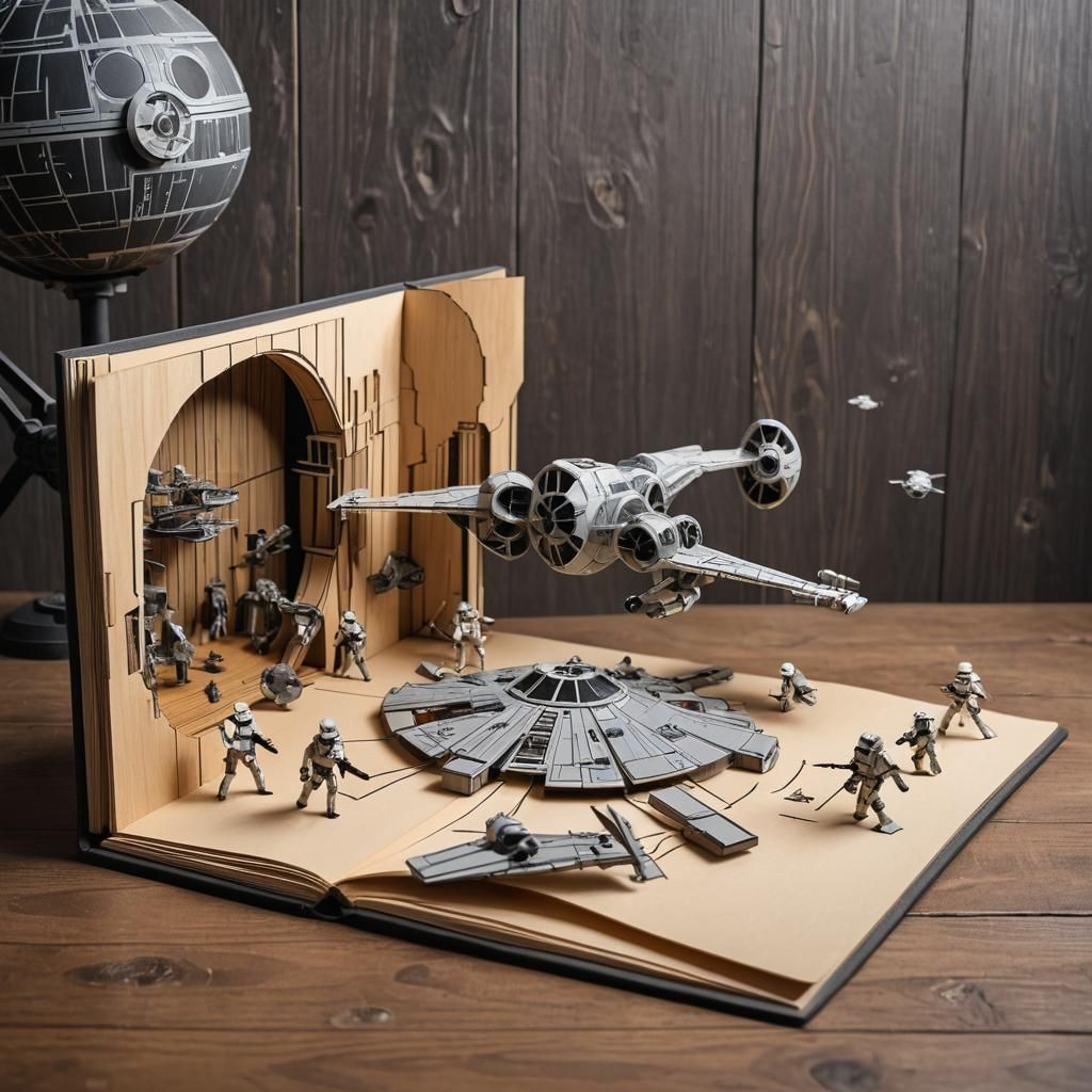 Pop-Up Books - Star Wars Adventures - AI Generated Artwork - NightCafe ...