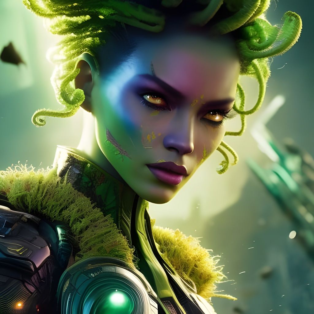 Alien Woman - AI Generated Artwork - NightCafe Creator