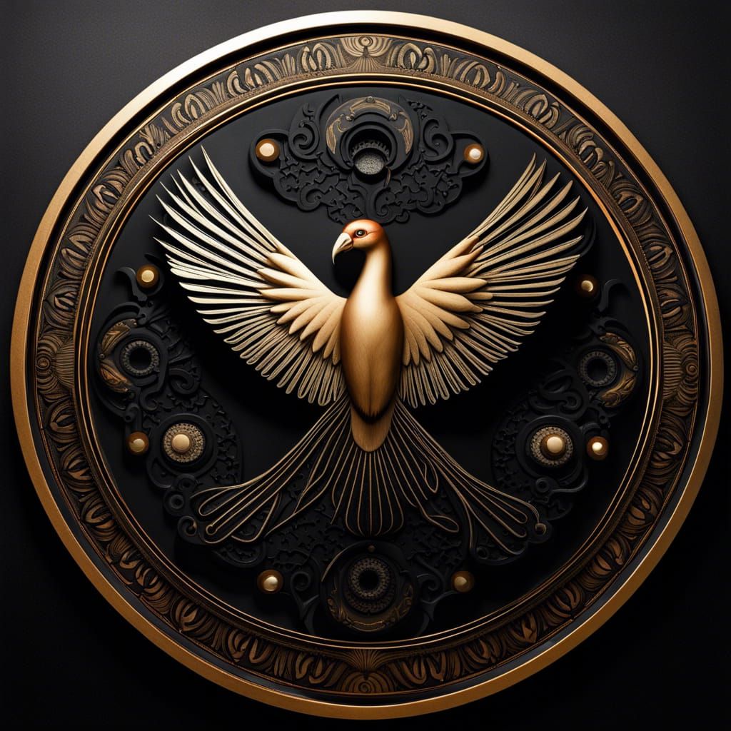 Mockingbird Medallion - AI Generated Artwork - NightCafe Creator