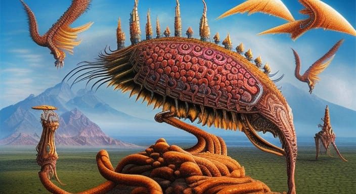 Weird creatures - AI Generated Artwork - NightCafe Creator