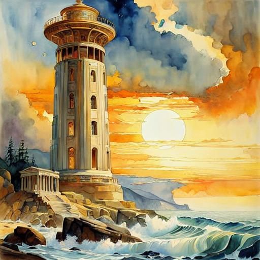 Pharos - AI Generated Artwork - NightCafe Creator