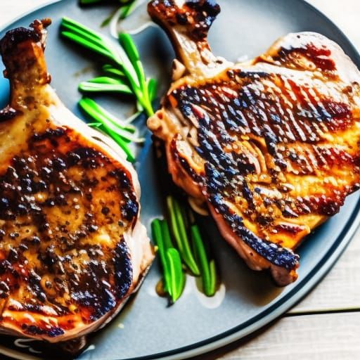 pork chops - AI Generated Artwork - NightCafe Creator