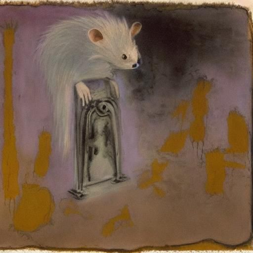 The ghost of the all-destroying Terrible Hedgehog in the abandoned ...