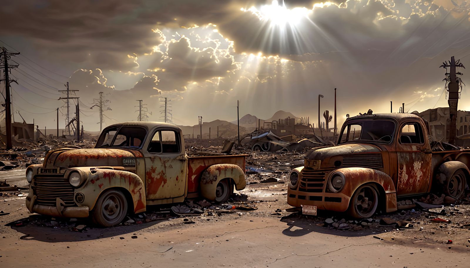 Fallout series #57 - AI Generated Artwork - NightCafe Creator