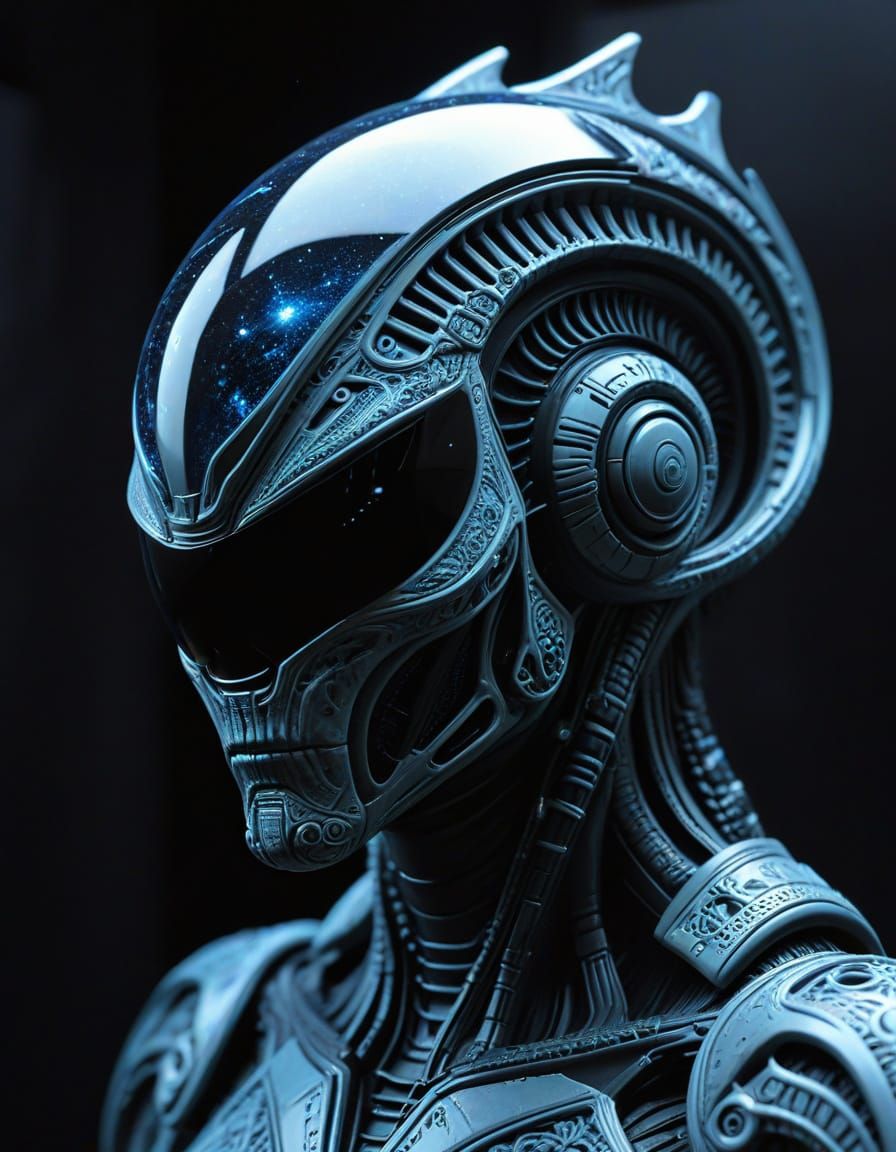 Closet Alien Secret Police Intricately Carved Gelwave