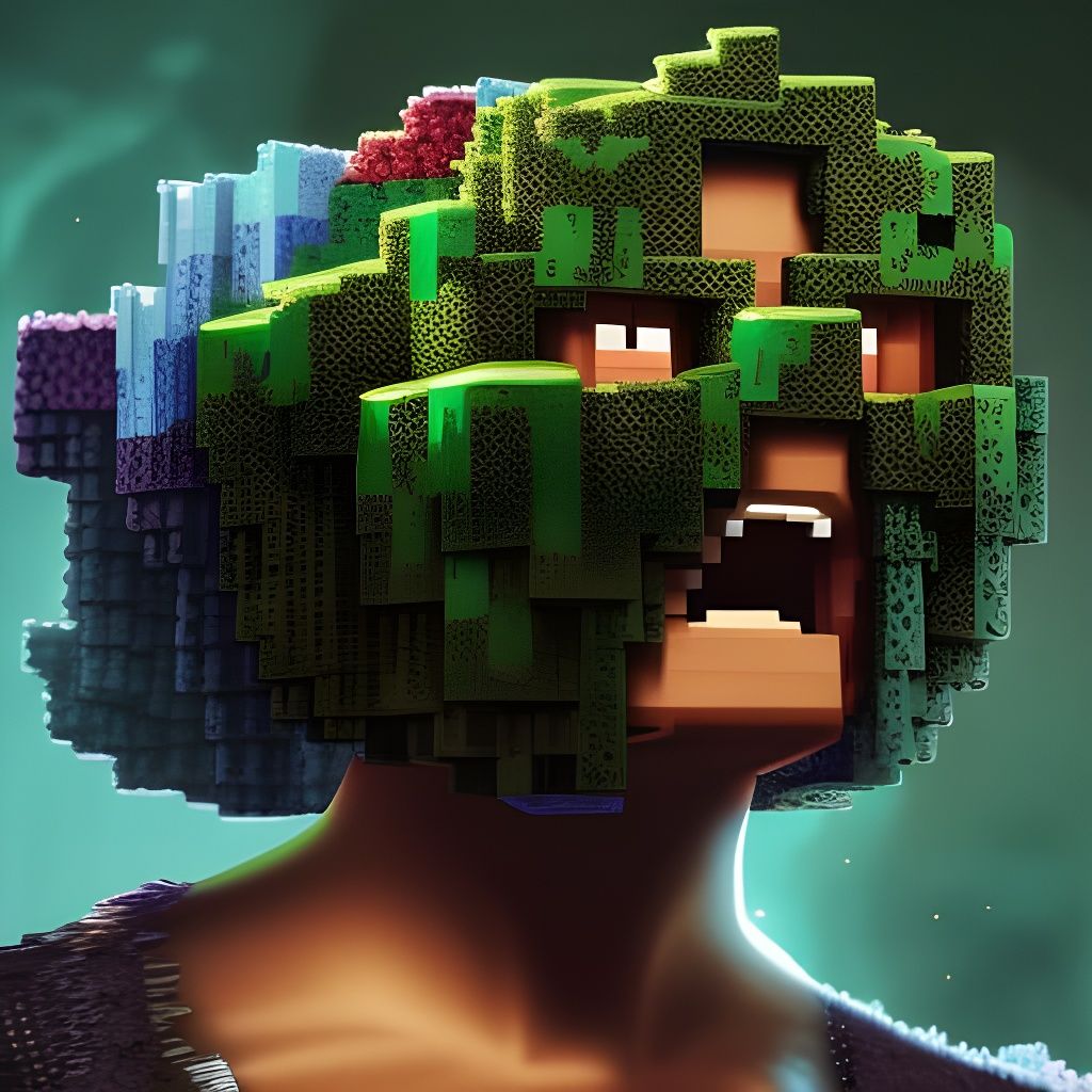 when Minecraft takes over your life - AI Generated Artwork - NightCafe ...