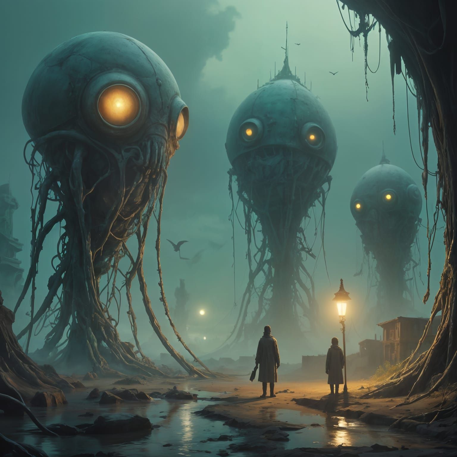 Alien Dreamscape 9 - Surreal Alien Landscape in a Fractured ...