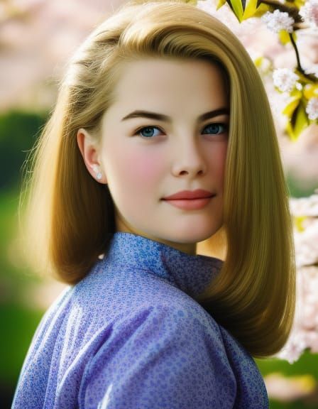 Grace Kelly - AI Generated Artwork - NightCafe Creator