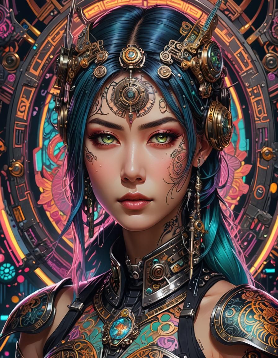 Alice 2 - Portrait - AI Generated Artwork - NightCafe Creator