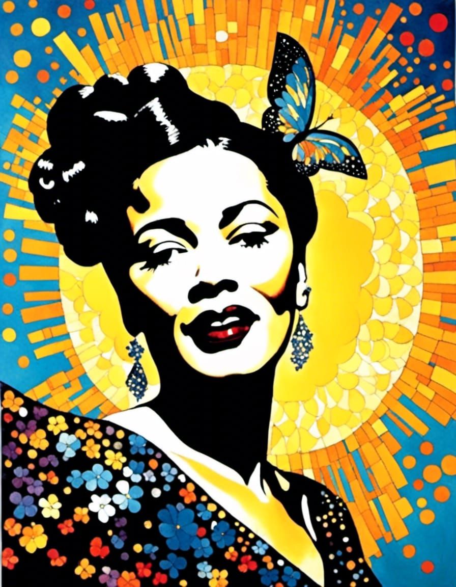 the singer Billie Holiday - AI Generated Artwork - NightCafe Creator