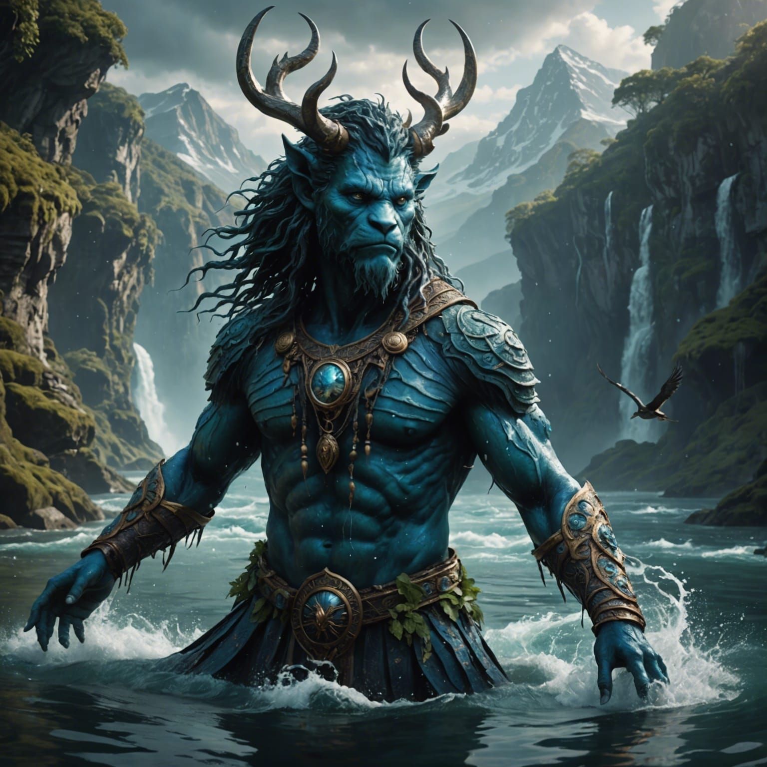 Water Spirit Guardian and Guide - AI Generated Artwork - NightCafe Creator