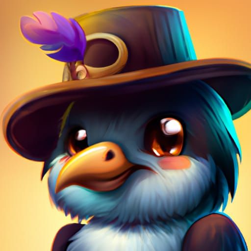 Pilgrim crow/penguin hybrid. - AI Generated Artwork - NightCafe Creator