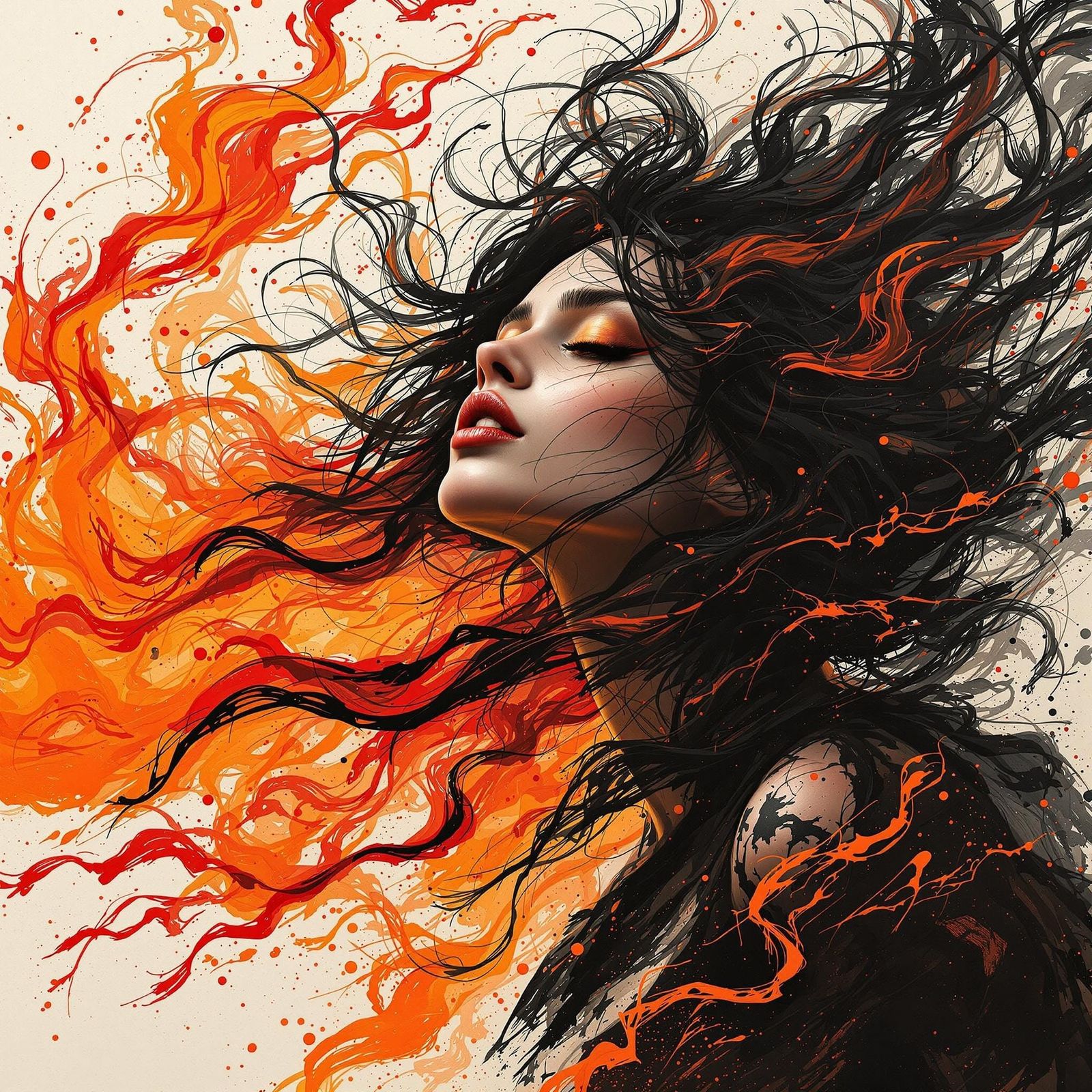 Fire hairstyle - Fire hairstyle