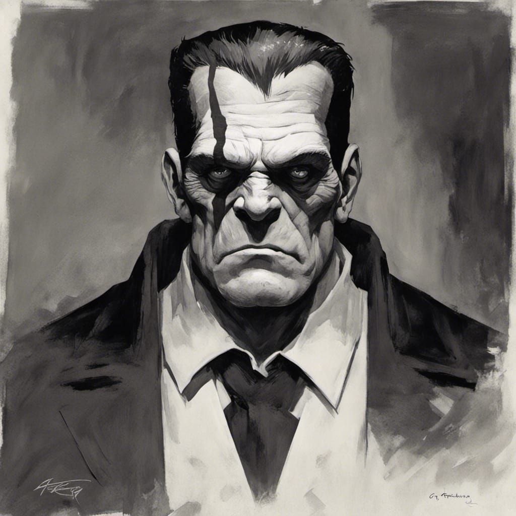 Frankenstein - AI Generated Artwork - NightCafe Creator