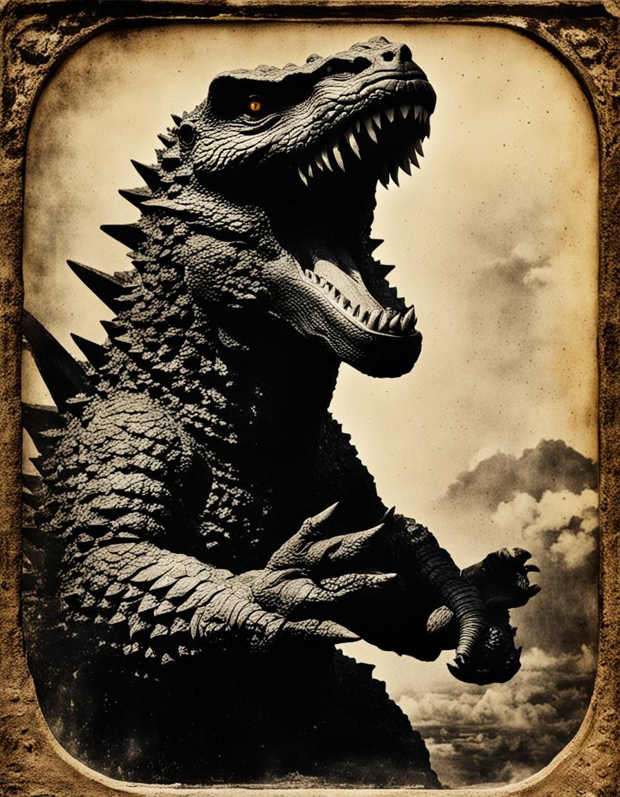 Godzilla - AI Generated Artwork - NightCafe Creator