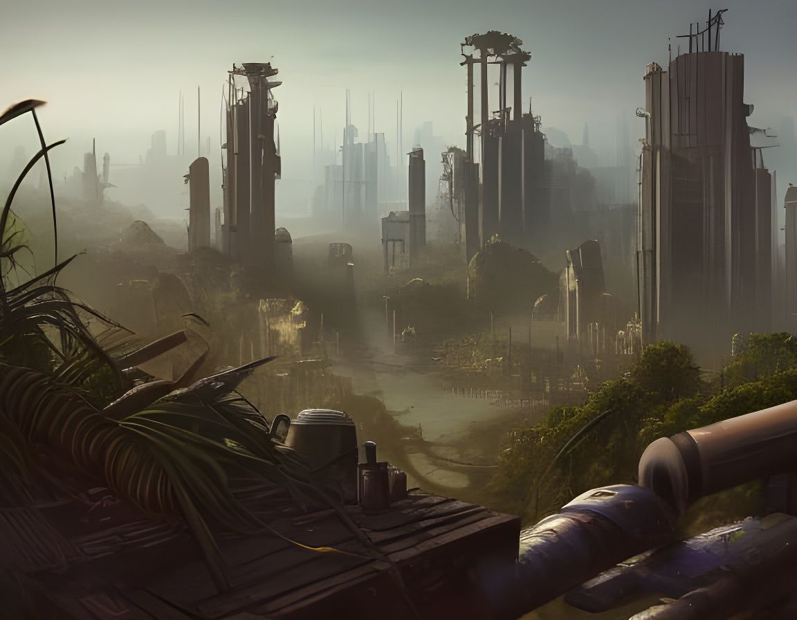 New York, 100 years after fallout - AI Generated Artwork - NightCafe ...