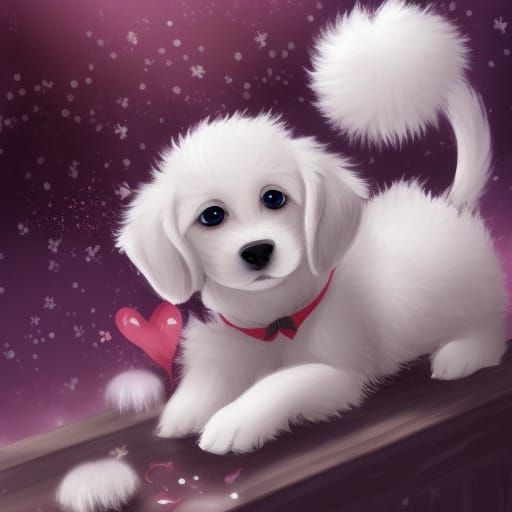 cute puppy - AI Generated Artwork - NightCafe Creator