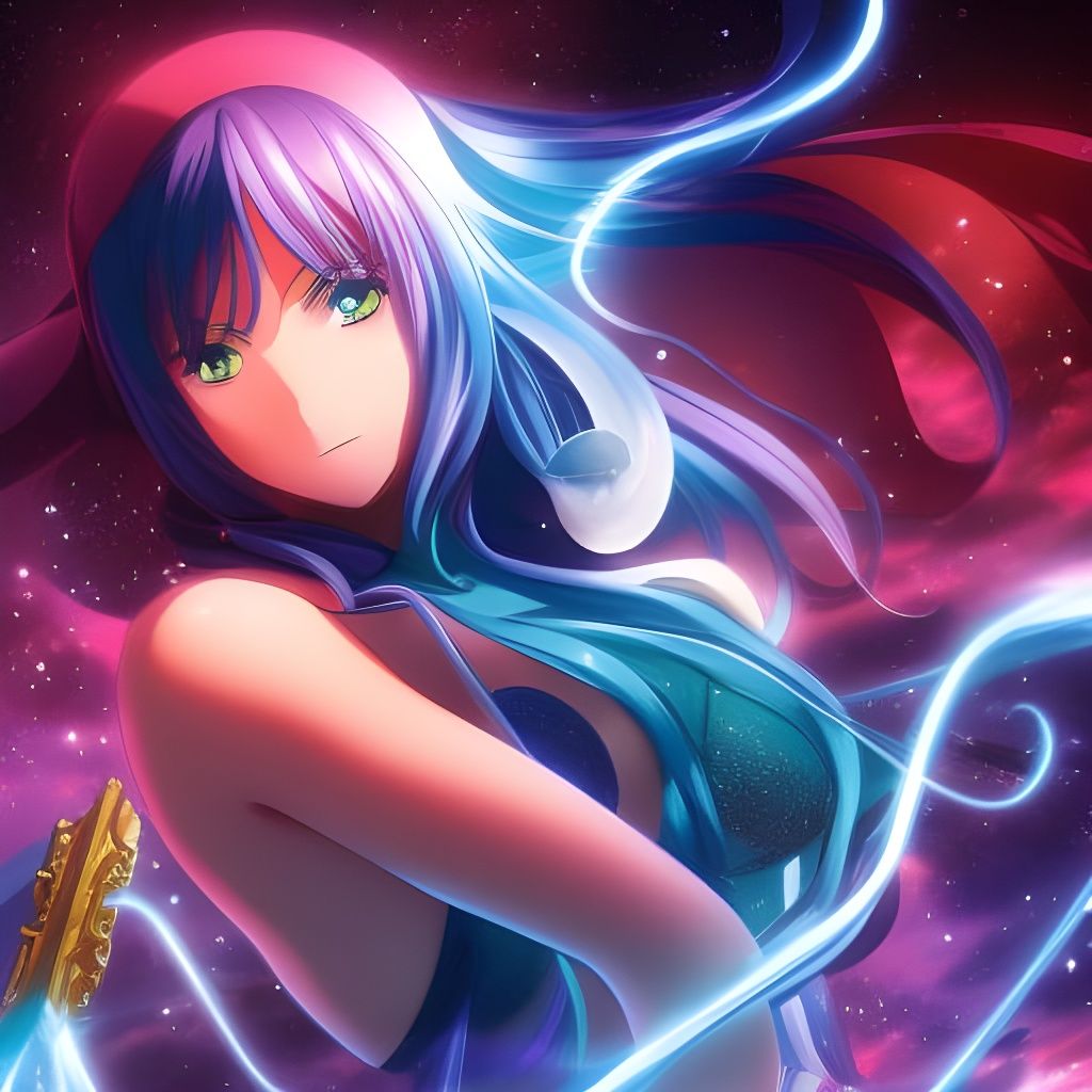 galactic goddess - AI Generated Artwork - NightCafe Creator