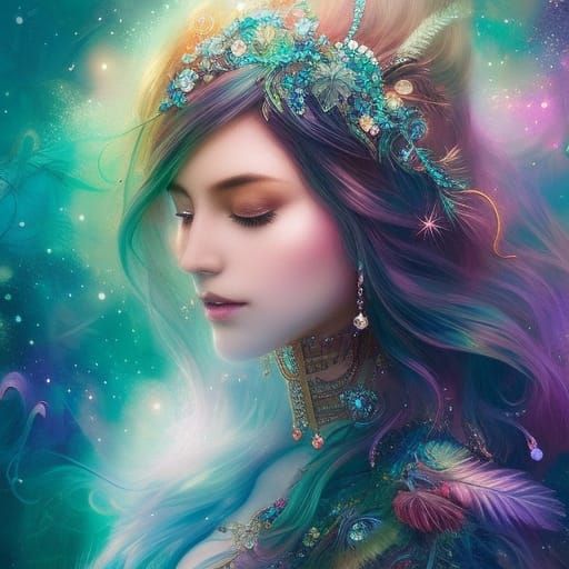 fantasy enchanted stunning beautiful luminescent sparkly shiny ...