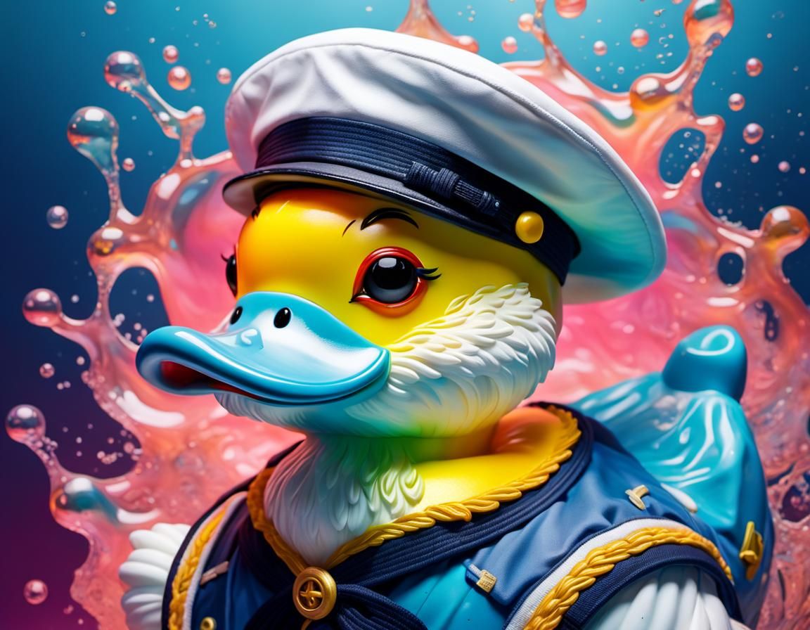 Navy Duck - AI Generated Artwork - NightCafe Creator