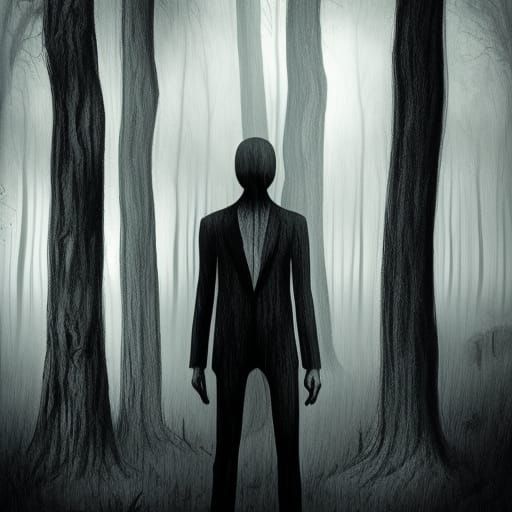 Slenderman - AI Generated Artwork - NightCafe Creator