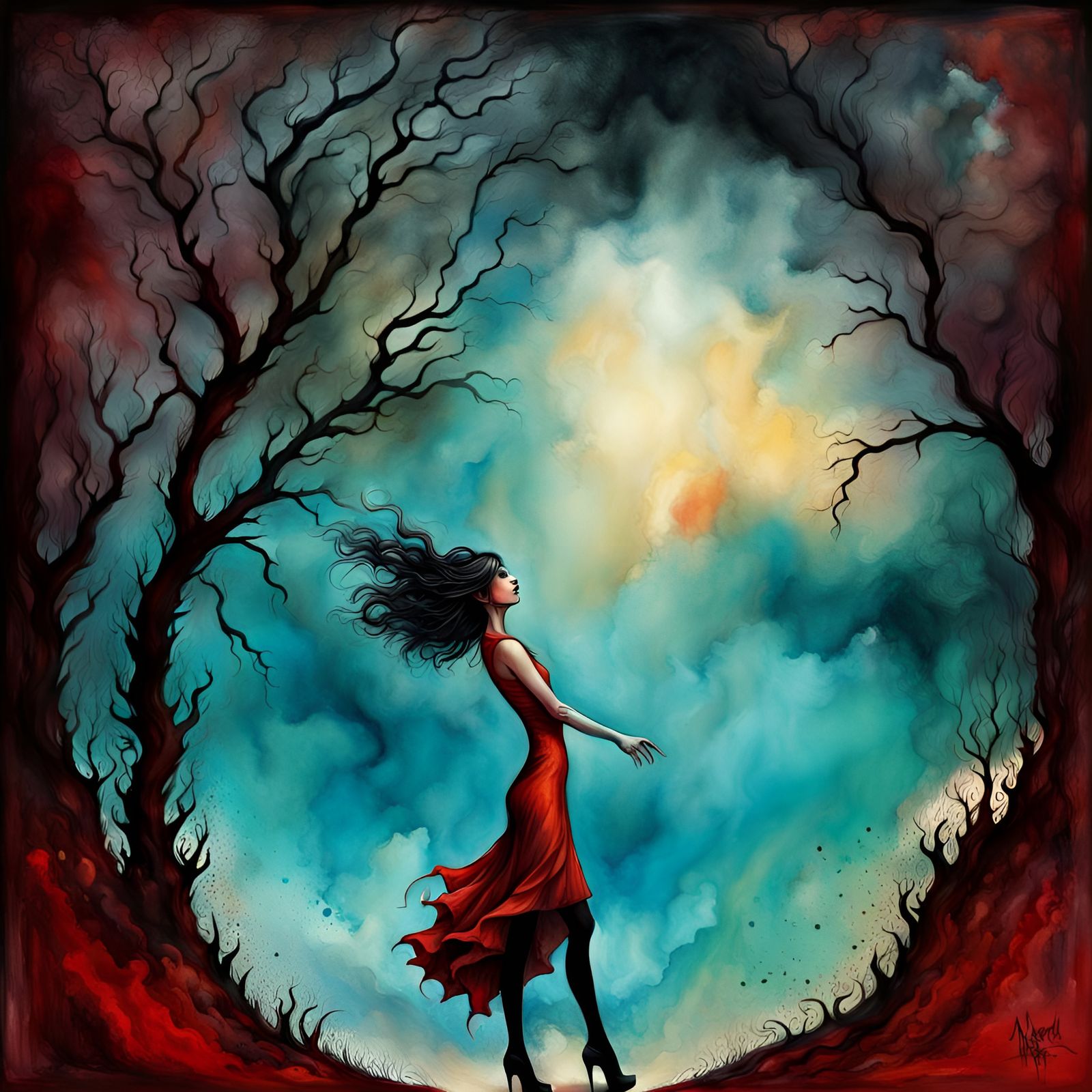 Casting the spell part 1 - AI Generated Artwork - NightCafe Creator