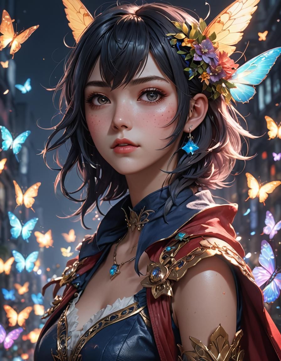 Gorgeous :: manic pixie dream girl - AI Generated Artwork - NightCafe Creator