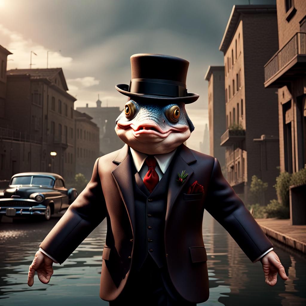 The Cod Father - AI Generated Artwork - NightCafe Creator