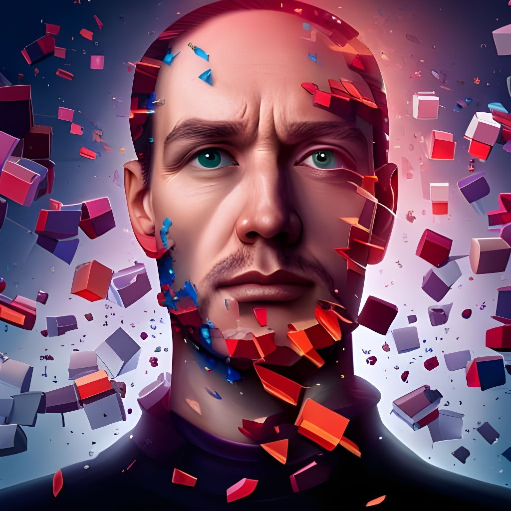 Cube Man 2 - AI Generated Artwork - NightCafe Creator