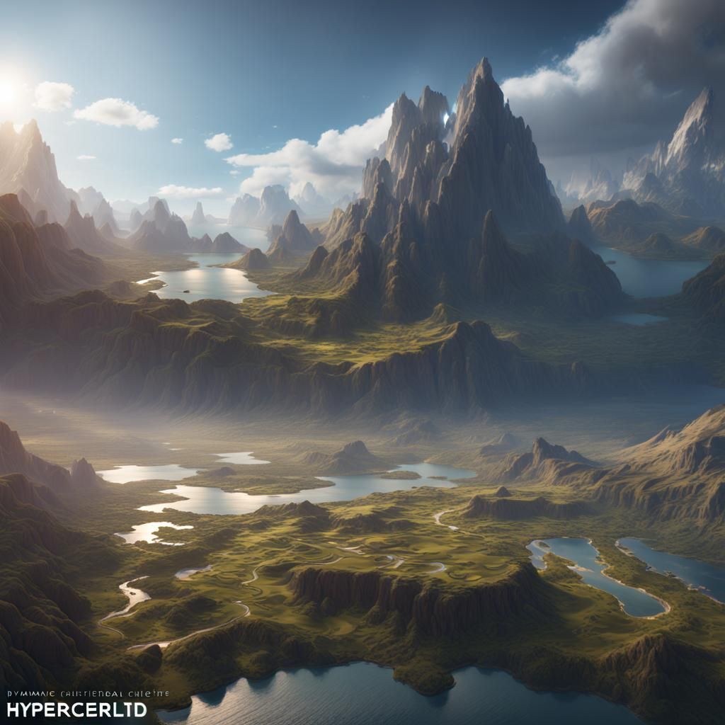 Fantasy World Concept Art #1 - AI Generated Artwork - NightCafe Creator