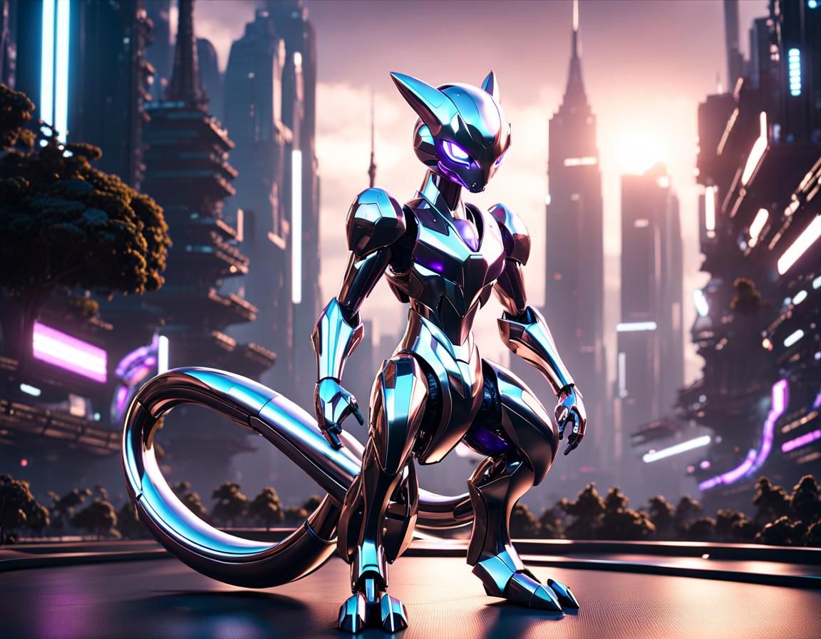 Pokemon Mewtwo Pokemon - AI Generated Artwork - NightCafe Creator