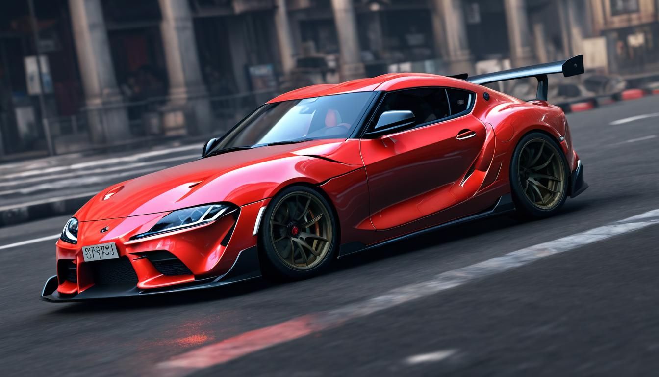 Toyota supra - AI Generated Artwork - NightCafe Creator
