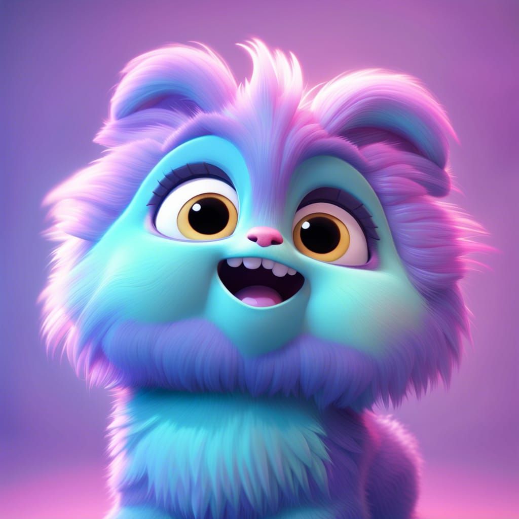 Cute fluffy - AI Generated Artwork - NightCafe Creator