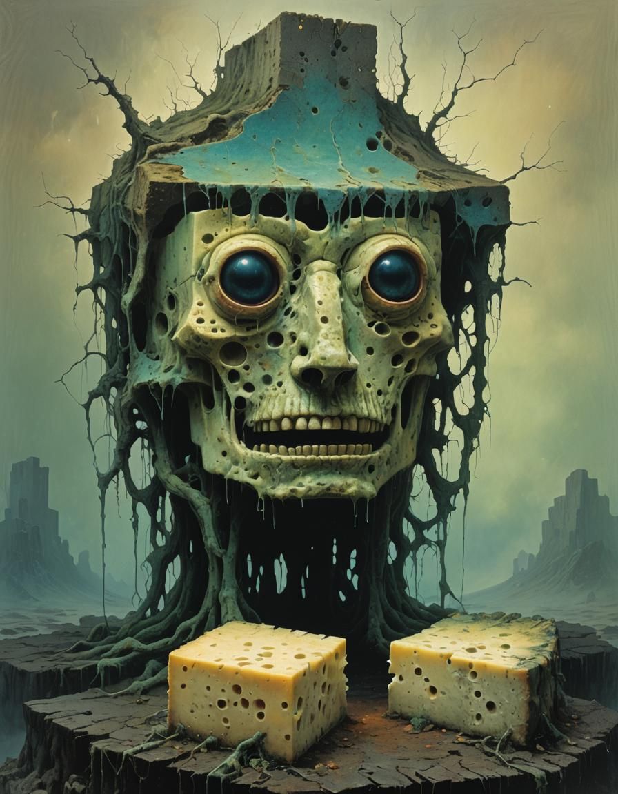 Zymzuwog The Cheese Collector - AI Generated Artwork - NightCafe Creator