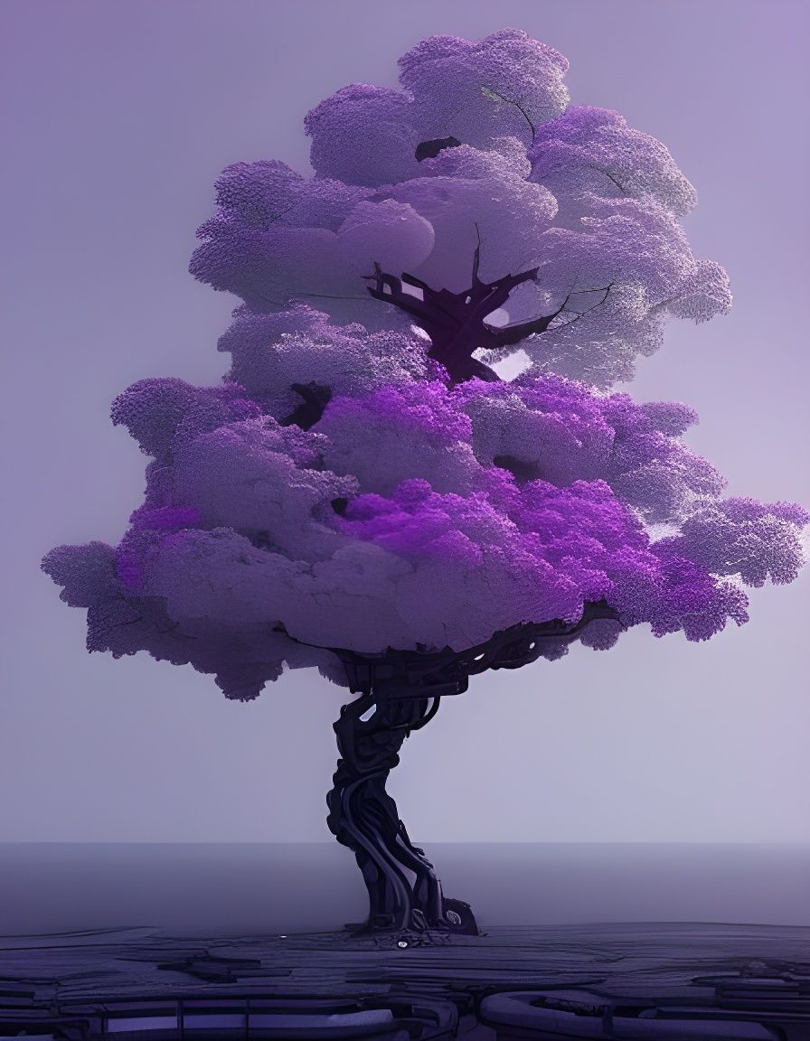 Cyborg tree - AI Generated Artwork - NightCafe Creator