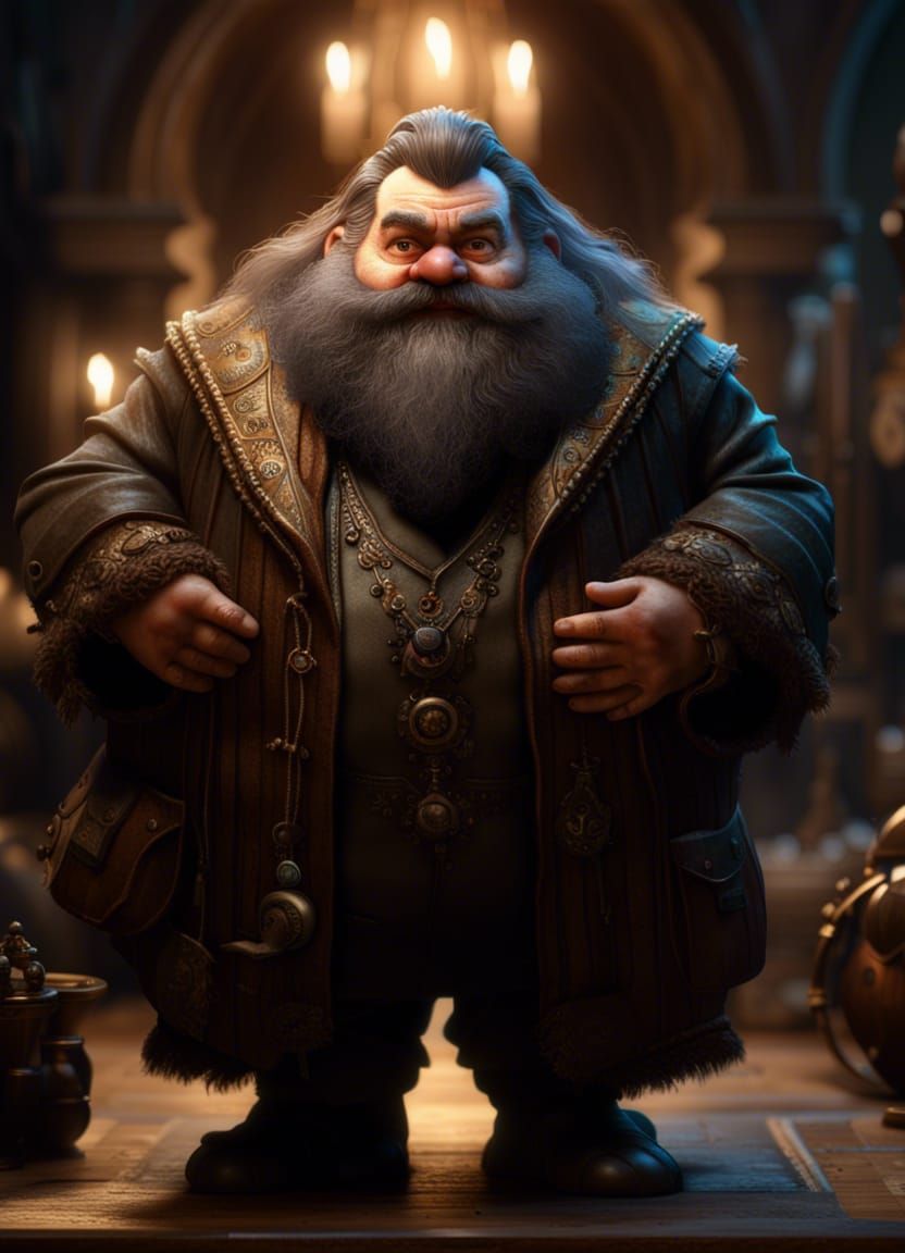 Dwarf Hagrid - AI Generated Artwork - NightCafe Creator