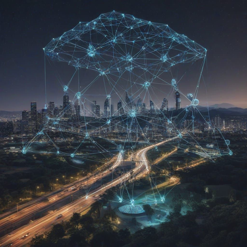 Decentralized AI Networks in Harmony - AI Art