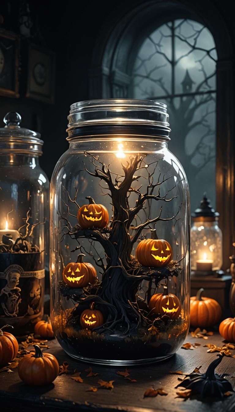 The Halloween Tree - AI Generated Artwork - NightCafe Creator