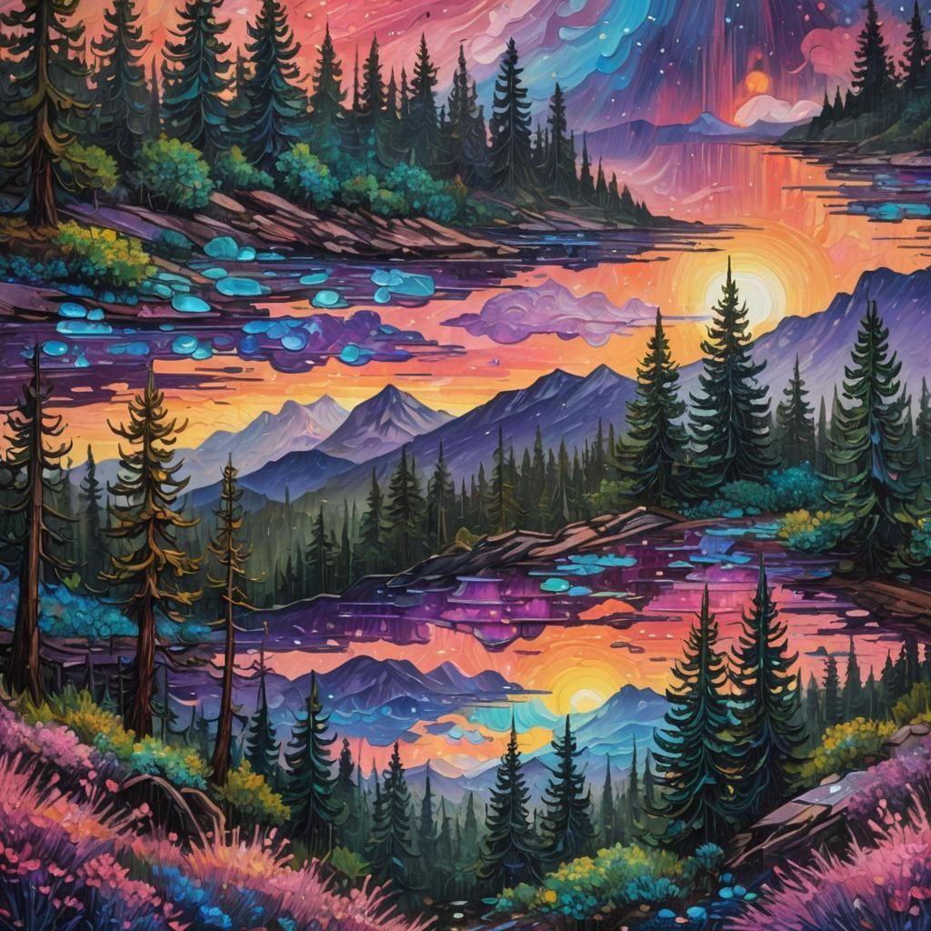 Trippy - AI Generated Artwork - NightCafe Creator