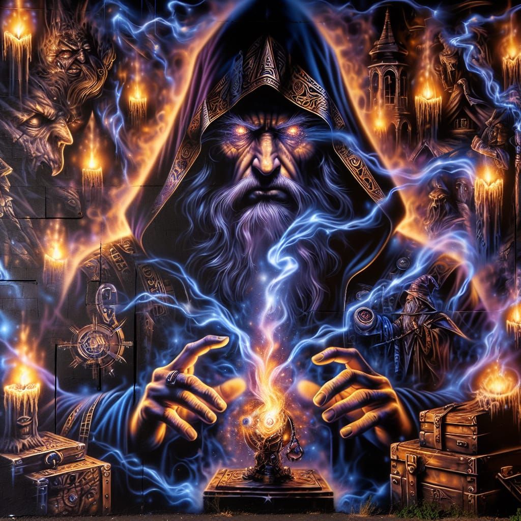 Dark Wizard - AI Generated Artwork - NightCafe Creator