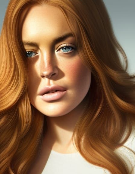 Lindsay Lohan - AI Generated Artwork - NightCafe Creator