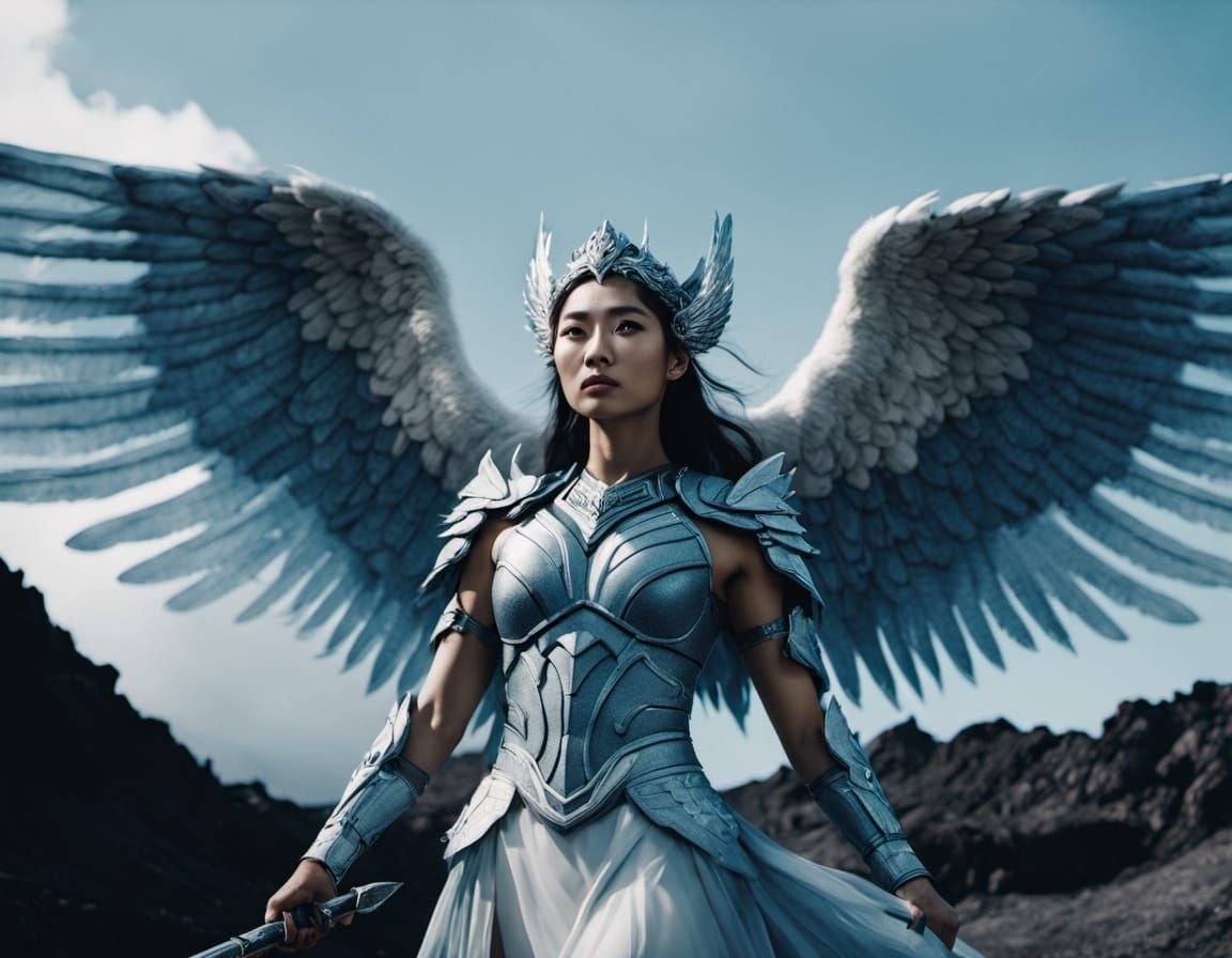 asian frost angel - Breathtaking Frost Angel in Cinematic S...