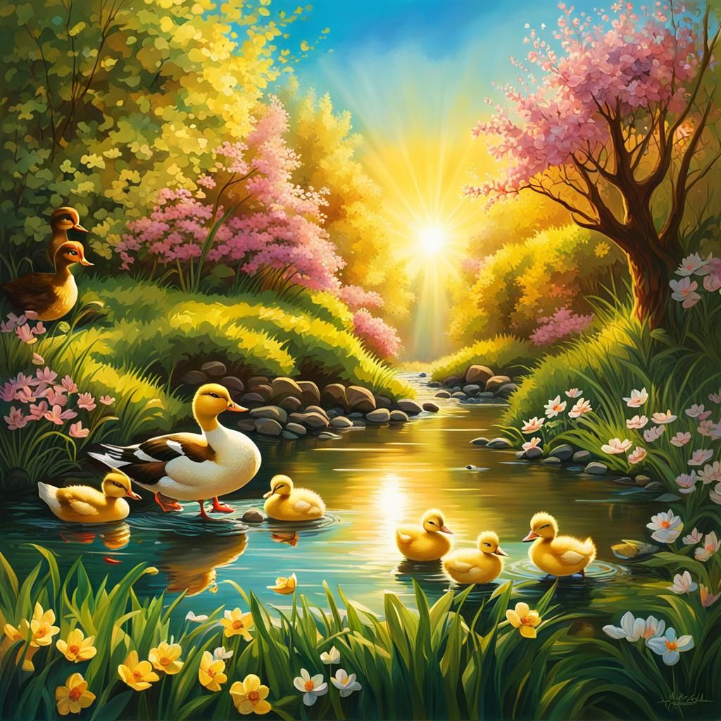 It's springtime - AI Generated Artwork - NightCafe Creator