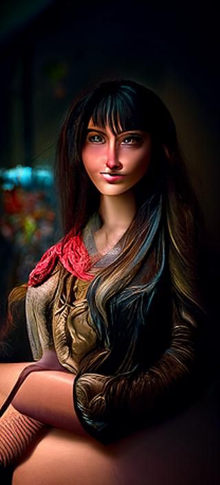 A beautiful Modern Day Mona Lisa Portrait - AI Generated Artwork - NightCafe Creator