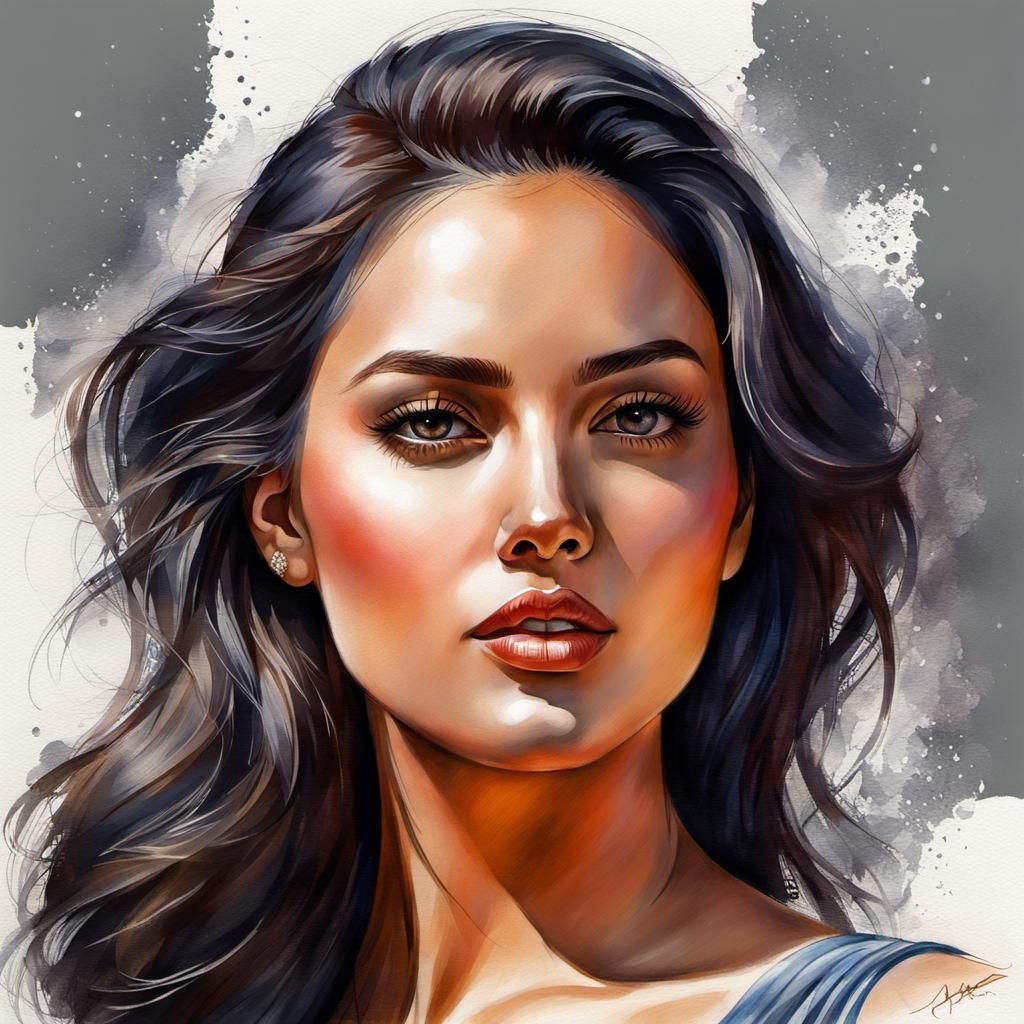 Girl portrait.02 - AI Generated Artwork - NightCafe Creator