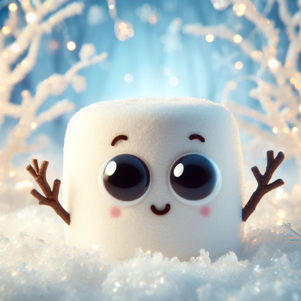Cute Marshmallow - AI Generated Artwork - NightCafe Creator