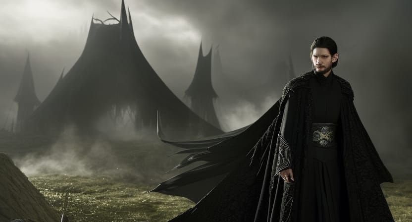 Ben Barnes as General Kirigan the Darkling Shadow Summoner - AI ...