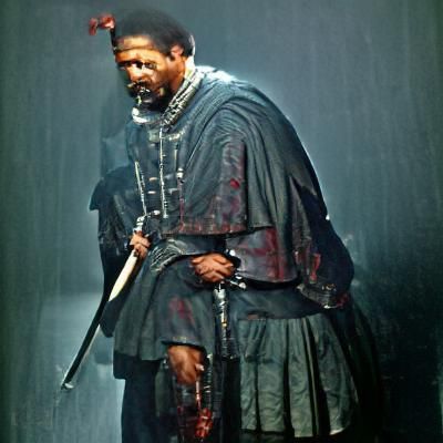Denzel Washington as Macbeth - AI Generated Artwork - NightCafe Creator