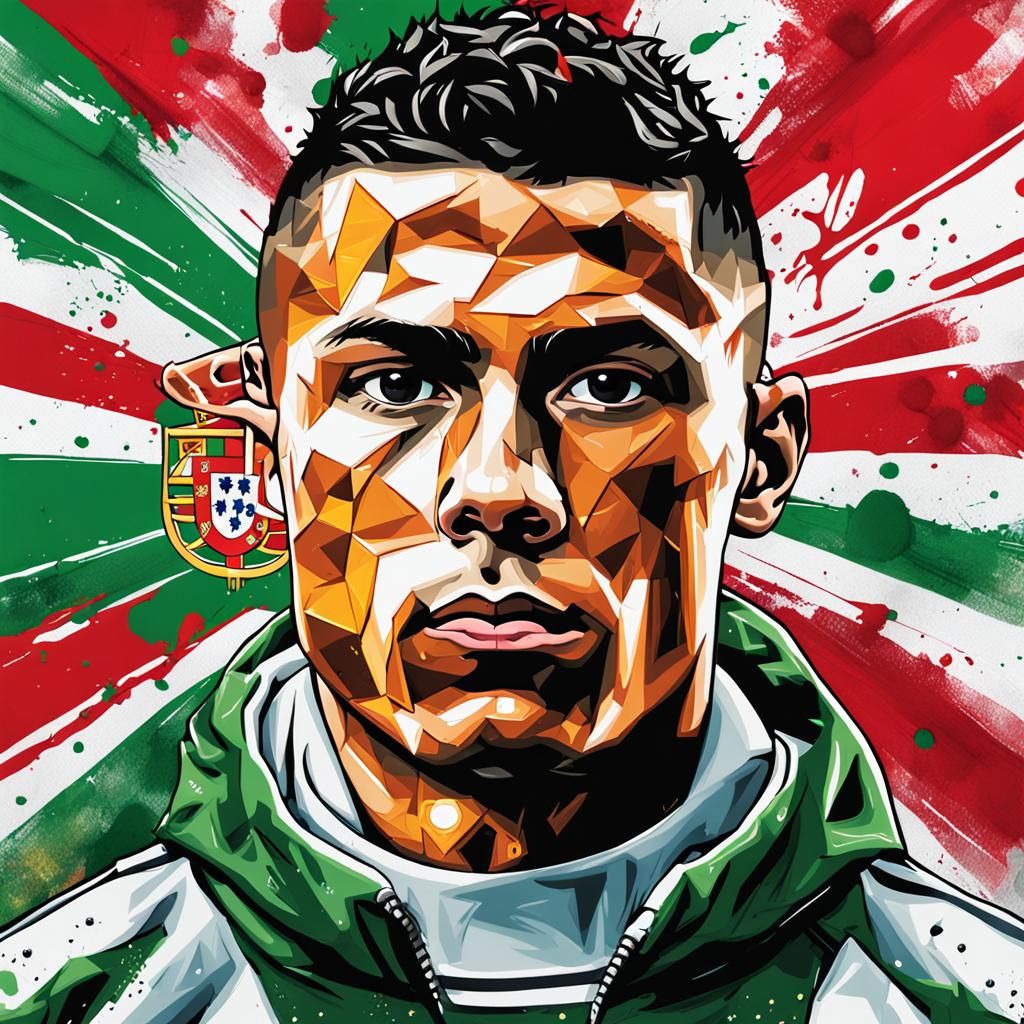 CR7 - AI Generated Artwork - NightCafe Creator