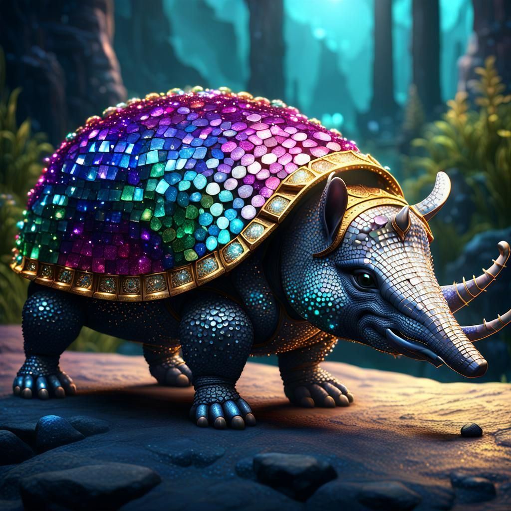 Majestic Armadillo - AI Generated Artwork - NightCafe Creator